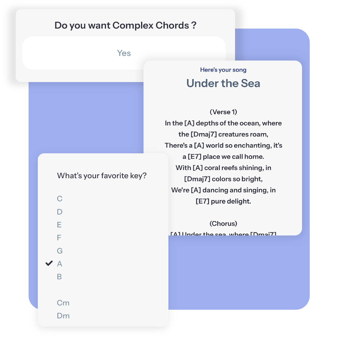 AI lyrics generator. Craft your next hit song in minutes.
